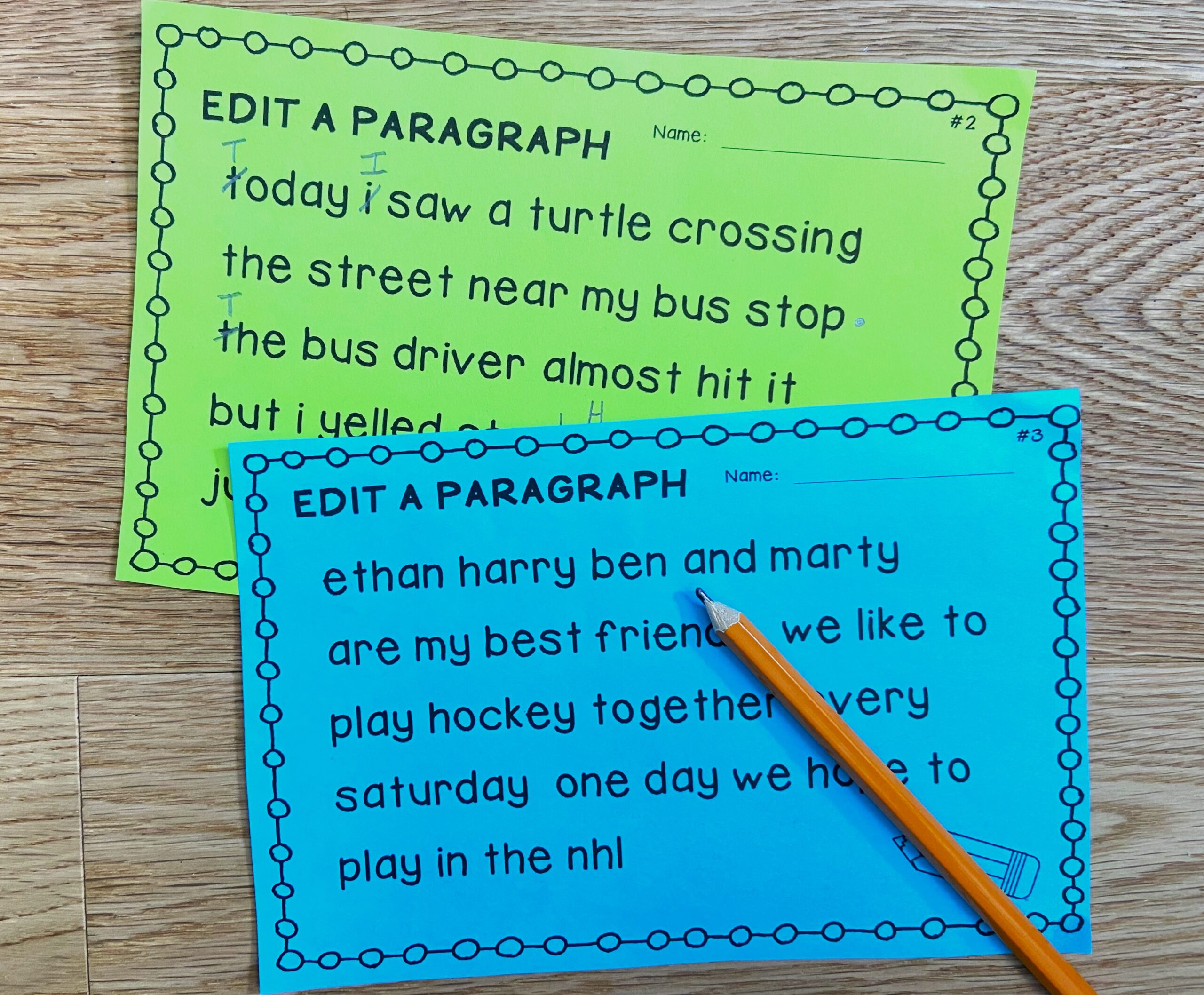 Editing Sentences and Paragraphs | The Teaching Rabbit