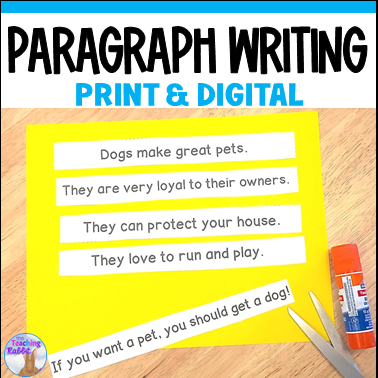 Paragraph Writing for Beginners | The Teaching Rabbit