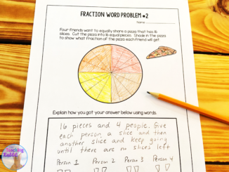 Fractions Activities for Elementary Students by The Teaching Rabbit