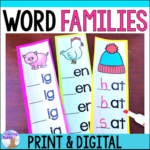Word Families Ideas and Activities | The Teaching Rabbit