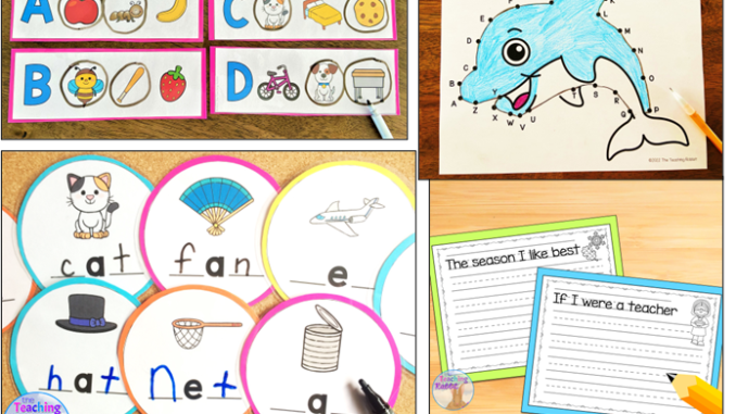 5 Literacy Centers for Kindergarten | The Teaching Rabbit