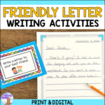 The 5 Parts of a Friendly Letter - The Teaching Rabbit