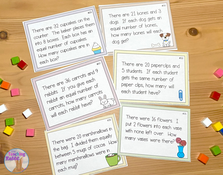 Math Centers for 1st, 2nd & 3rd Grade | The Teaching Rabbit