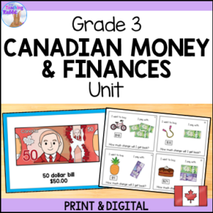 Activities for Teaching Canadian Money | The Teaching Rabbit