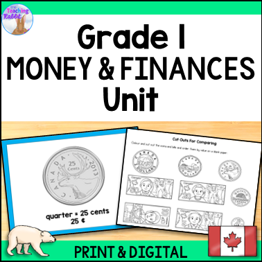 Activities for Teaching Canadian Money | The Teaching Rabbit