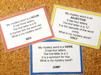 Teaching the Parts of Speech | The Teaching Rabbit